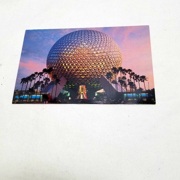 Disney | Office | Vintage Epcot Postcard Walt Disney World | Poshmark